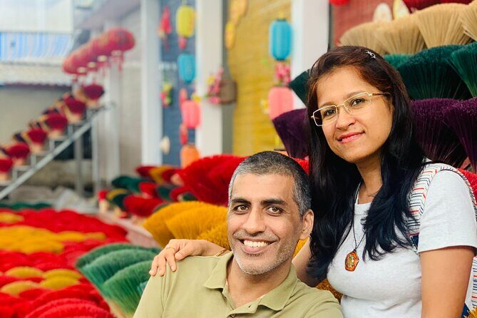 Combo Incense Village Tour with Conical hat and HaThai Art Making - Key Points