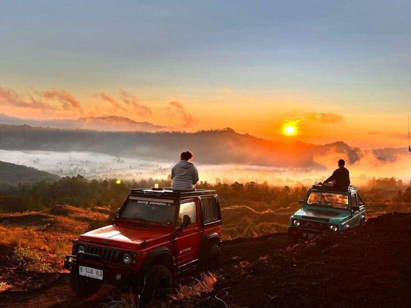 Combo Mount batur jeep + trekking to the summit - Key Points