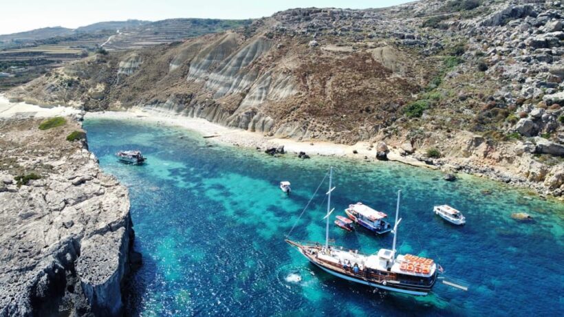 Comino Island , Blue lagoon, Crystal Lagoon & Gozo & Caves - Key Points