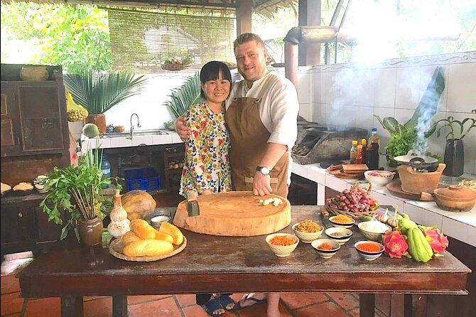 Cooking class & Vibrant Mekong Market by Scooter (Half-Day) - Key Points