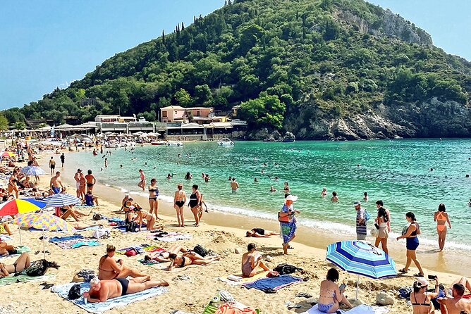 Corfu: Palaiokastritsa Swimming and Loggas Beach Sunset Tour - What to Expect on the Transportation and Group Size