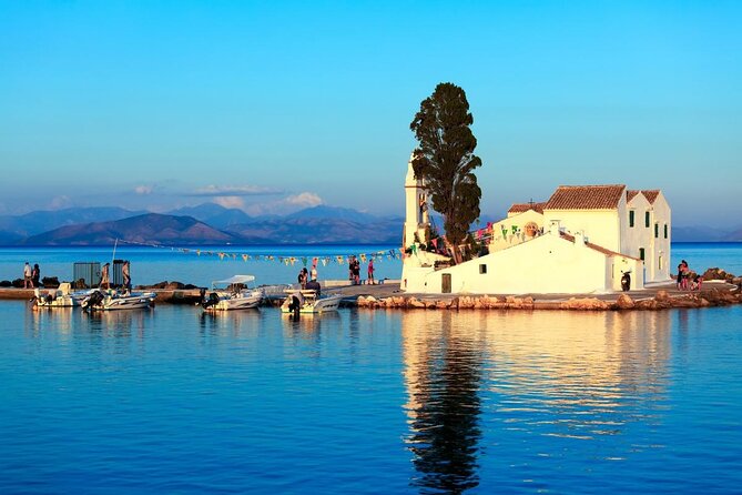 Corfu Shore Excursion with Relaxing Beach Break or Cave Boat Trip - Key Points