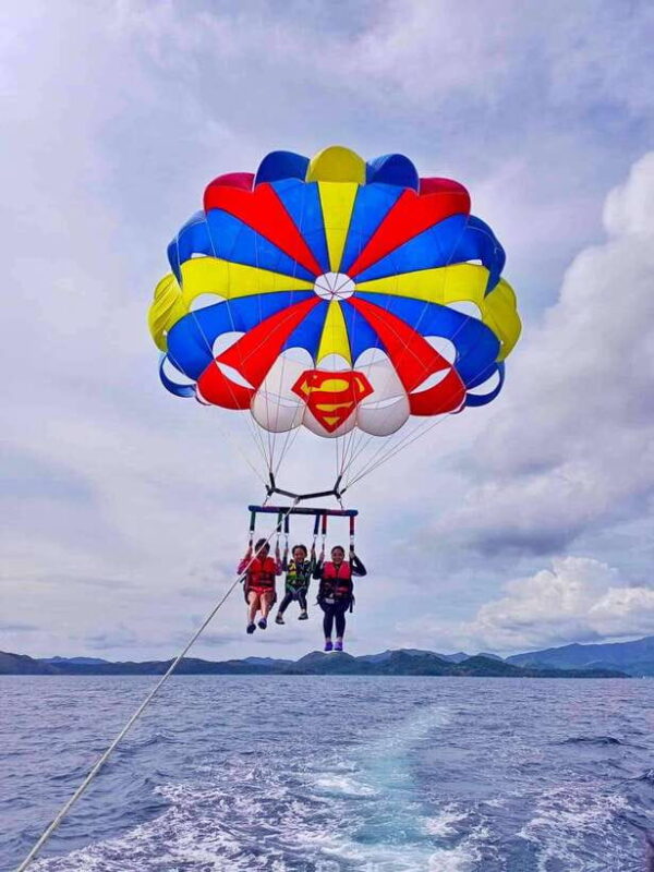 Coron: Parasailing with Hotel Transfer Watersports - Key Points