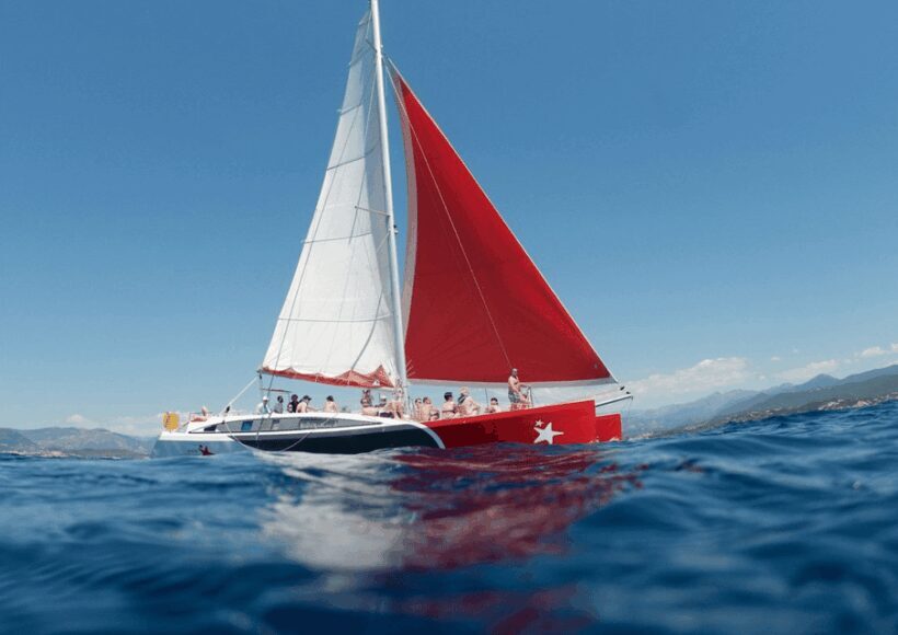 Corsica Porticcio : private catamaran on the Ajaccio golf - The Sum Up