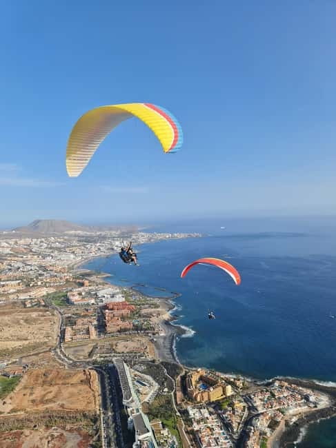 Costa Adeje, Paragliding with pick up service and 5 free photos! - An Authentic Paragliding Experience Over Costa Adeje
