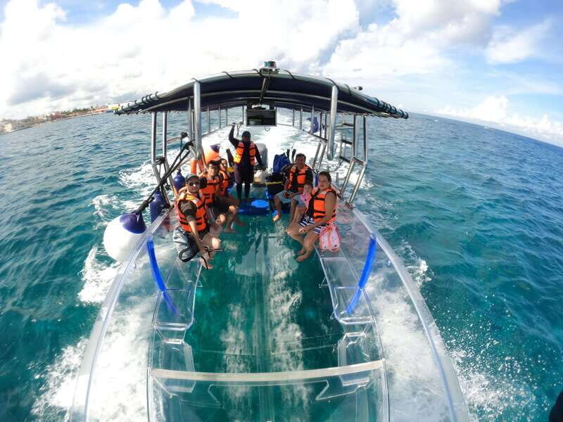 Cozumel: Transparent Boat Tour with Snorkeling and 2 Beers, Clear Boat - Authentic Marine Encounters and Guided Expertise