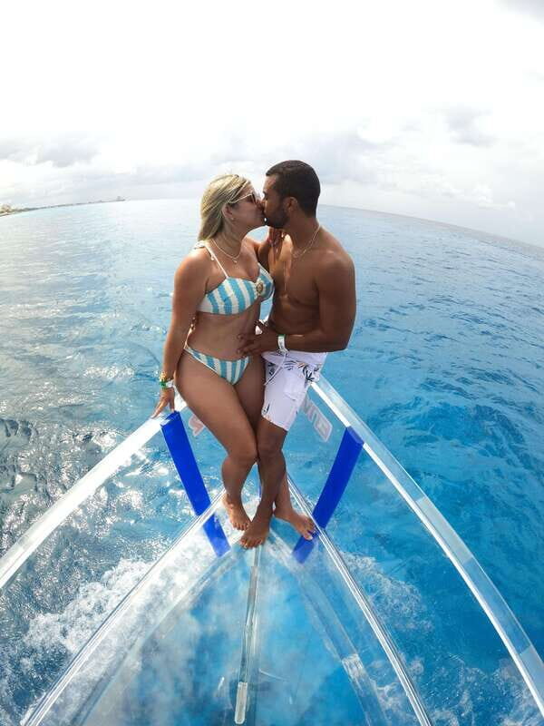 Cozumel: Transparent Boat Tour with Snorkeling and 2 Beers, Clear Boat - FAQs
