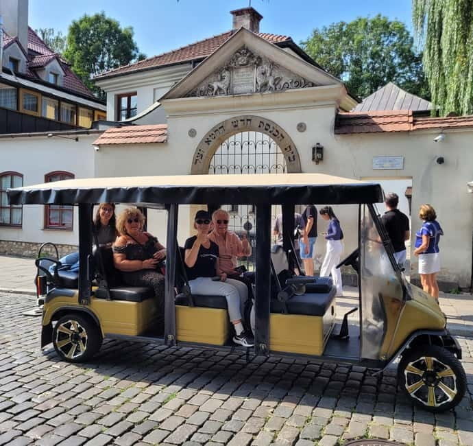 Cracow sightseeing tour by electric golf cart - Discovering Krakow on a Golf Cart