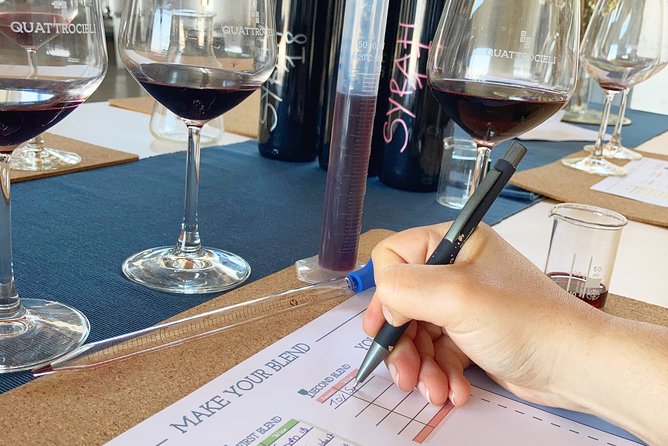 Create a Personal Wine Blend - Tasting and Snacks: More Than Just a Sip