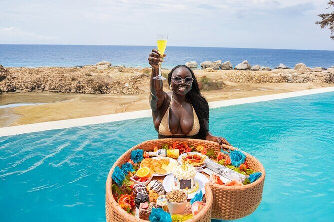 Curacao Floating Breakfast Photoshoot free Drone Videos & Mimosas - A Floating Breakfast Photoshoot in Curacao: A Luxurious Photo Experience