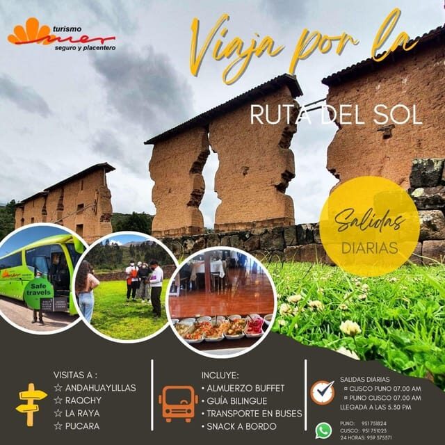 Cusco: Bus Turistico Puno Cusco con Tour y Buffet - Frequently Asked Questions