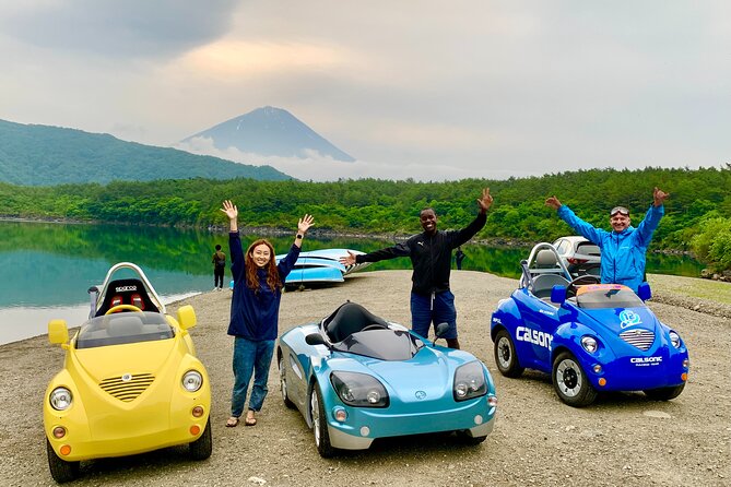 Cute & Fun E-Car Tour Following Guide Around Lake Kawaguchiko - Meeting and Pickup Information
