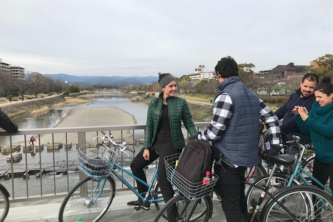 Cycle Kyotos Hidden Gems & Gion Stroll - Crossing the Iconic Sanjo Bridge