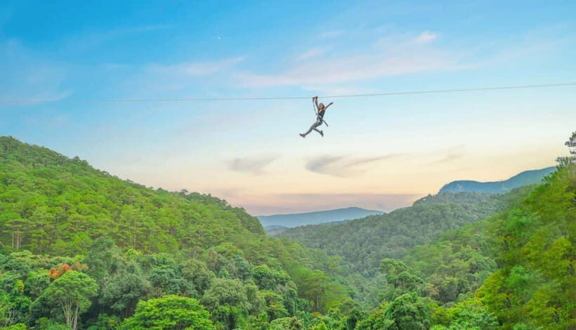 Da Lat: Extreme Zipline 1500m & Canyoning - An In-Depth Look at the Experience