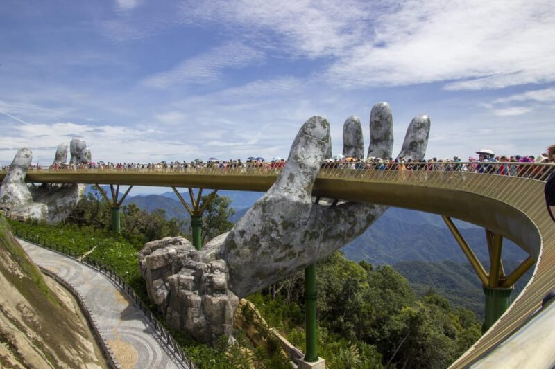 Da Nang: Ba Na Hills & Golden Bridge Without Lunch 22 Pax - The French Village and the Lava Train