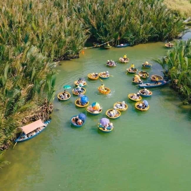 Da Nang : Basket Boat Ride - Hoi An City - Release Lantern - The Lantern Release & Evening Boat Ride