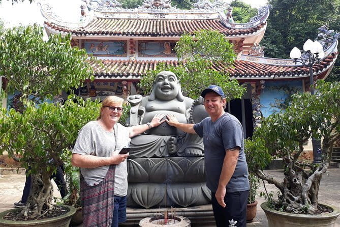 Da Nang city: Marble Mountains-Lady Buddha -Dragon/ Love Bridges - The Marble Mountains: Limestone and Marble Wonders