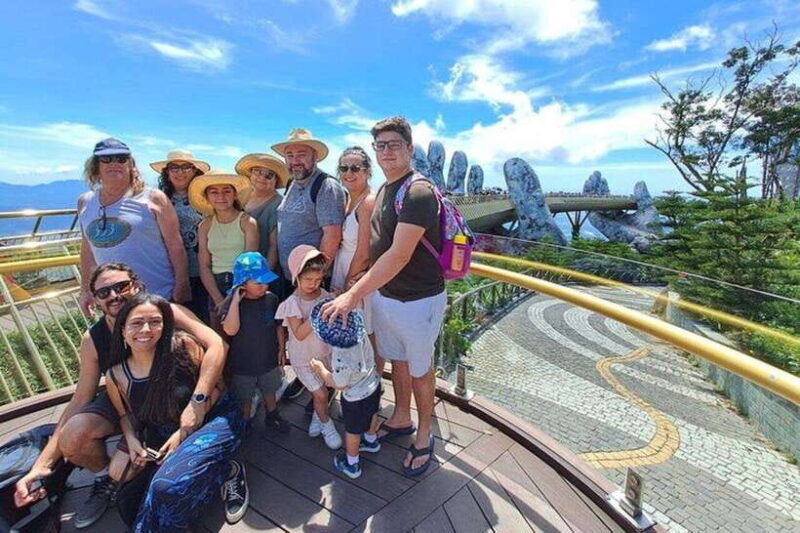 Da Nang: Golden Bridge by private car or bus & pickup - Key Points