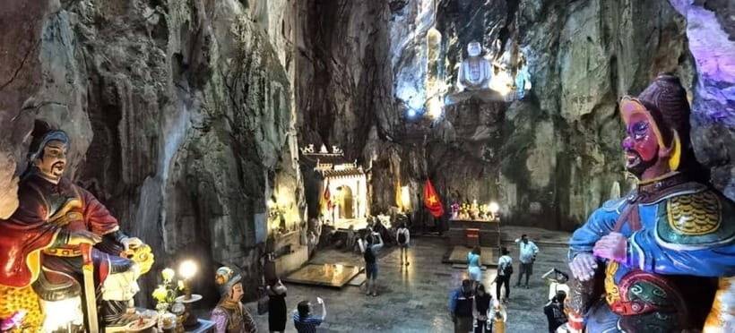 Da Nang/Hoi An: Marble & Monkey Mountains - Am Phu Cave - The Itinerary: A Day of Scenic Wonders and Cultural Insight