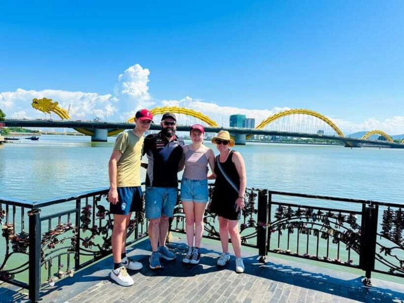 Da Nang: Marble Mountain, Lady Buddha and Hidden Gems Tour - Observing Modern Da Nang: Dragon and Love Bridges