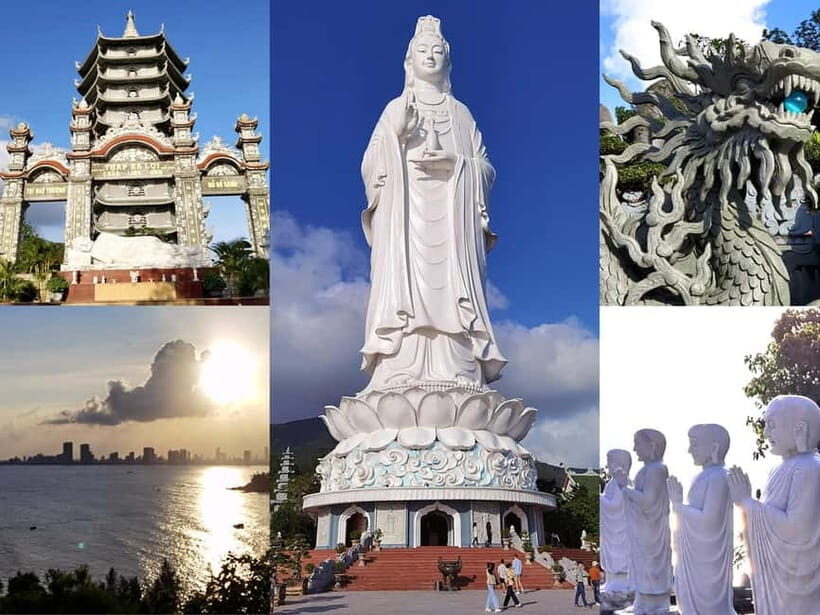 Da Nang: Marble Mountains, Lady Buddha & Cham Pa Museum Tour - Visiting Linh Ung Pagoda & Lady Buddha
