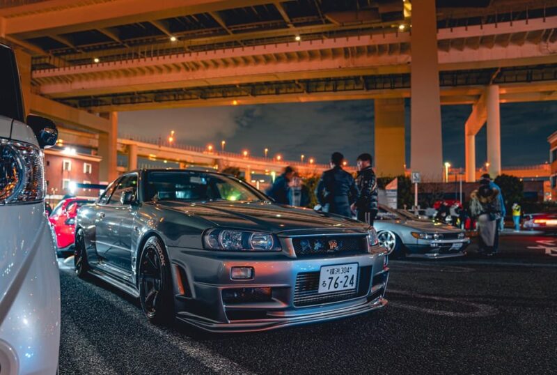 Daikoku and Tokyo Private JDM Tour by 700HP R34 GT-R or Evo8 - Key Points