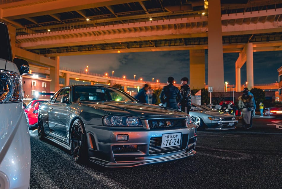 Daikoku and Tokyo Private JDM Tour by 700HP R34 GT-R or Evo8 - Group Options