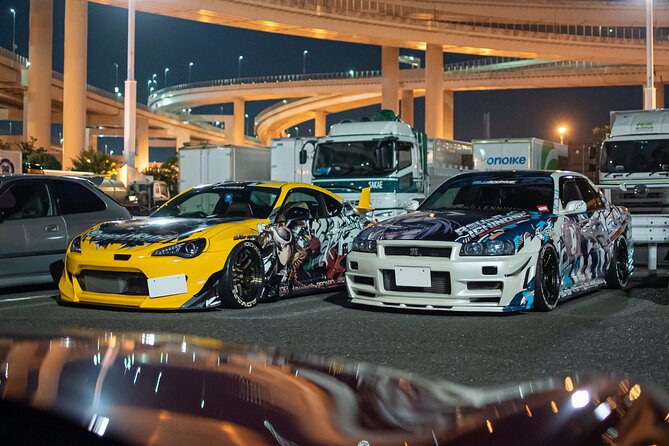 Daikoku PA JDM Car Scene Tour in Tokyo Drift RX7 - Friendly Staff and Atmosphere
