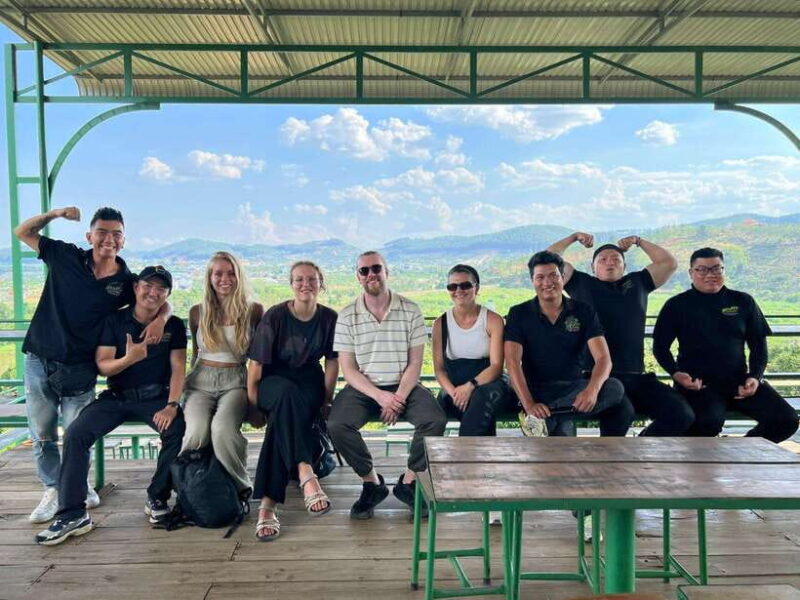 Dalat: MOTORBIKE TOUR TO PONGOUR FALLS- SILK- COFFEE FARM - The Experience of the Guides and Group Size