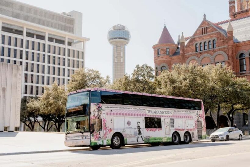 Dallas: Tea Around Town Bus Tour with Treats - Key Points