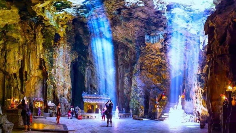 DaNang/HA: Lady Buddha, Marble Mountain & Am Phu Caves Tour - Key Points