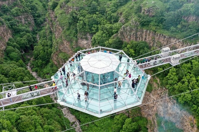 Dashbashi Canyon, Glass Bridge, Bicycle Zip Line, Swing, Private Full Day Tour - Thrills on the Glass Bridge: What to Expect