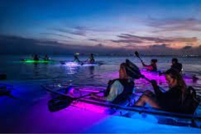Date Night LED Glow Clear Kayak or Clear Paddleboard & Champagne - FAQ