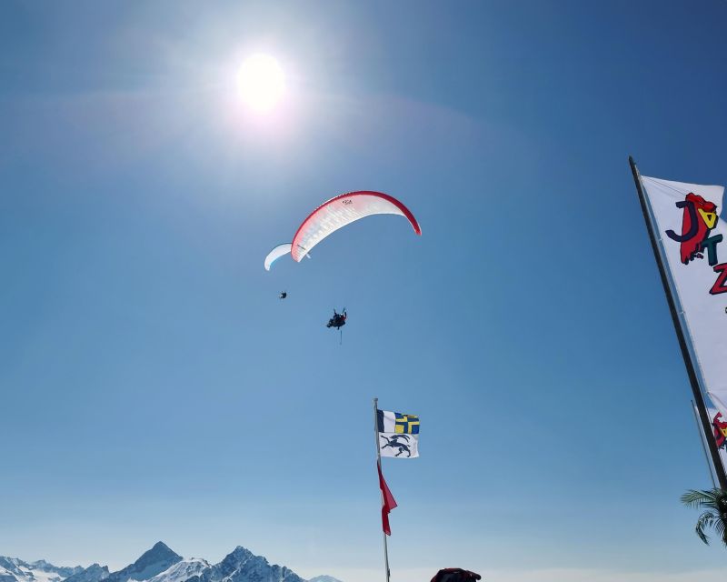 Davos: Tandem Paragliding Flight - Gliding Through the Sky
