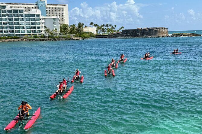 Day Adventure Chiliboats Waterbike  Condado Lagoon - Key Points