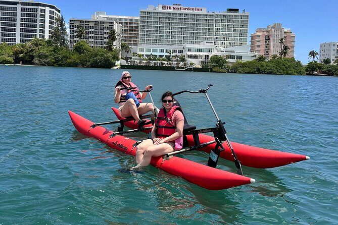 Day Adventure Chiliboats Waterbike  Condado Lagoon - Practical Considerations: Timing, Safety, and Logistics