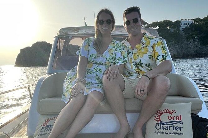 Day on a Private Boat on the Amalfi Coast - Relaxing on the Boat With Prosecco and Appetizers