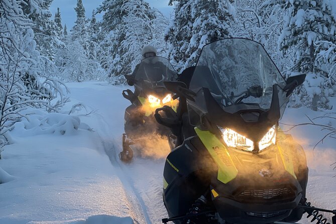 Day Tour With Snowmobile in Kiruna 10:30 Am - Meeting and Pickup