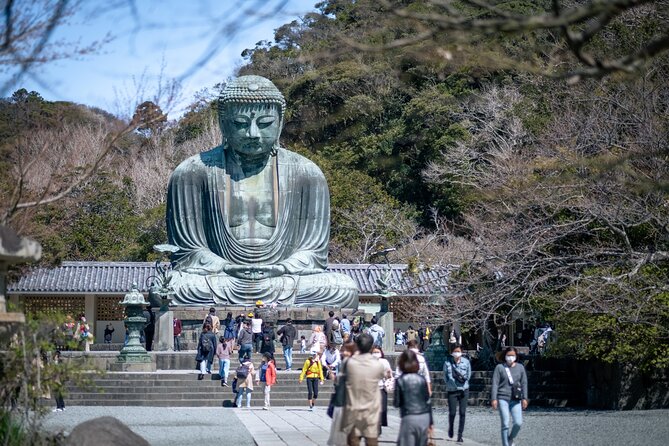 Day Trip to Kamakura & Enoshima: Shrines, Seaside, Temples & Tea - Marveling at the Awe-inspiring Great Buddha