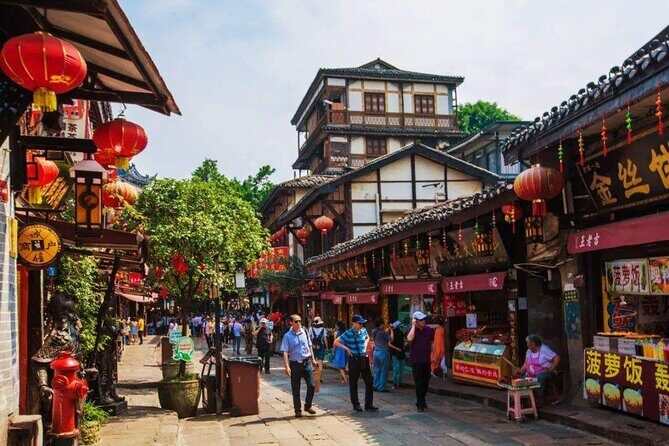 Dazu Rock Carvings+Ciqikou Old Town Private Tour - Wrapping Up at Jiefangbei Square
