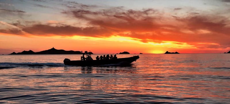 De Sagone/Cargèse: Scandola Piana Sunset Apéritif Snorkeling - Key Points
