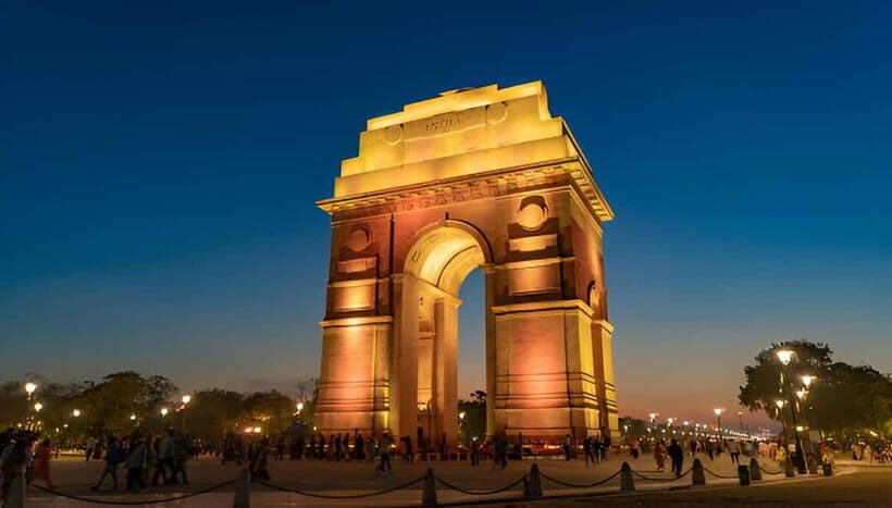 Delhi: Private Evening Delhi City Tour with Transfers & Food - Key Points