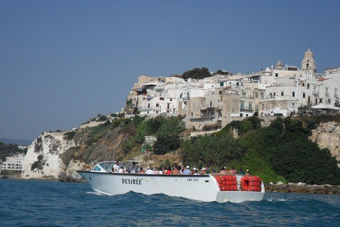 Desirèe experience. Visit of the marine caves of Vieste - Key Points