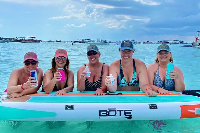 Destin- Private Chartered Slide Pontoon Boat-Up to 6 Guests - Meeting and Pickup Details