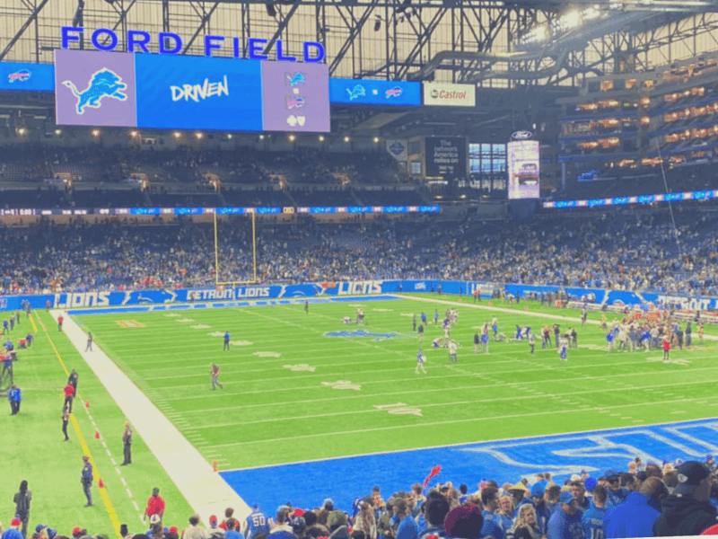 Detroit: Detroit Lions Football Game at Ford Field - Authenticity and Atmosphere