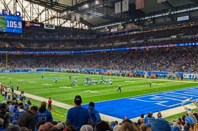 Detroit Lions Football Game Ticket at Ford Field - Authentic and Practical Aspects of the Experience