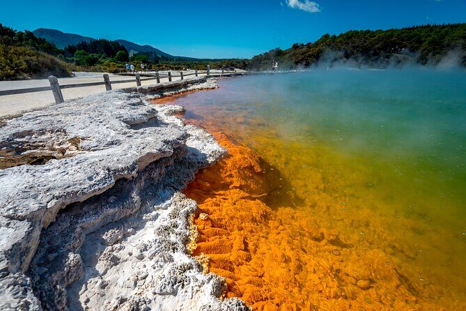 Devil's Bath Experience - Private Tour to Wai-O-Tapu & Lake Taupo - End of the Day and Return to Auckland