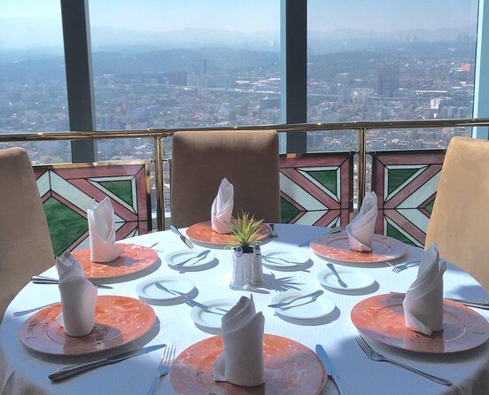 Dinner at the Revolving Bellini Restaurant in Mexico City - An Elevated Dining Experience with Views That Wow