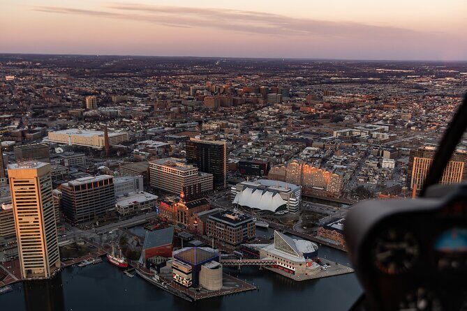 Downtown Baltimore Helicopter Tour - The Value of a Short but Spectacular Flight
