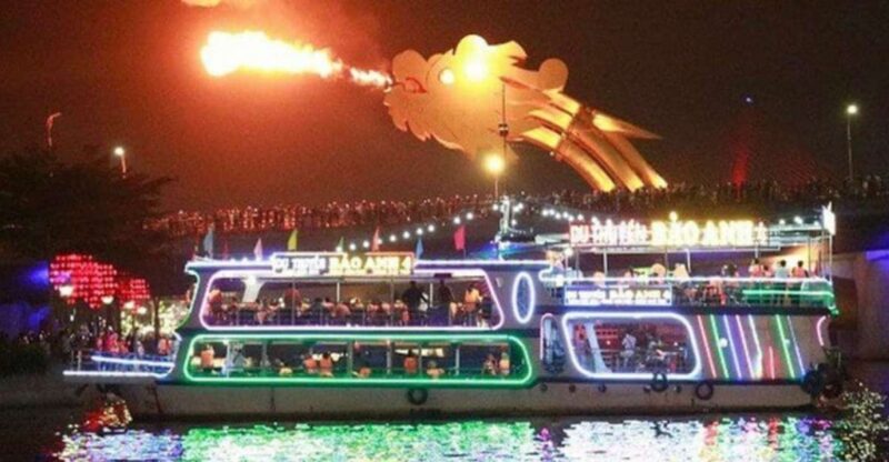 Dragon bridge show and Da Nang local food tour - Key Points